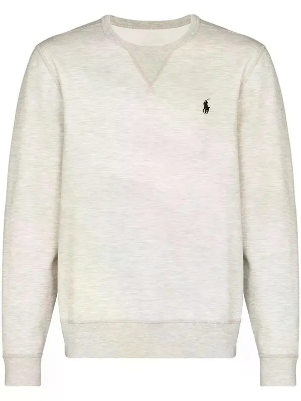 Polo Ralph Lauren Crewneck Embroidered Logo Sweatshirt - Grey