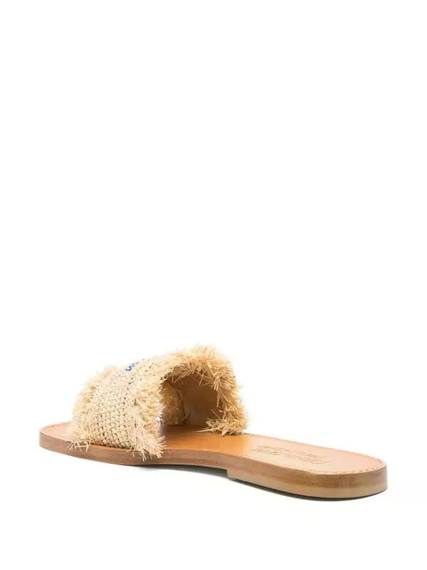 Dsquared2 Logo-embroidered Slides