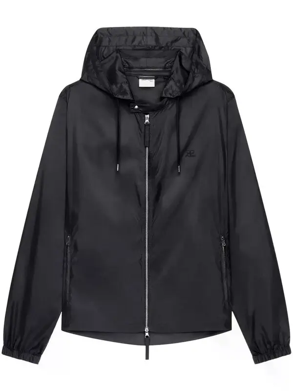 COURREGES Hooded Windbreaker