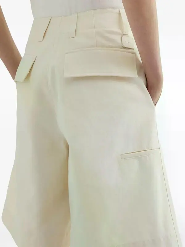 JIL SANDER Cotton Wide-leg Shorts