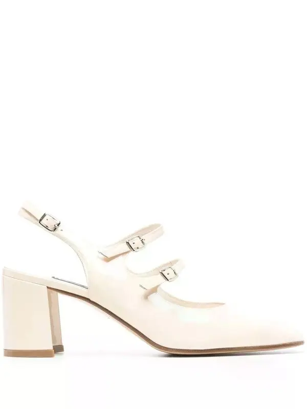 CAREL Banana 70mm Mary Jane Slingbacks - Neutrals