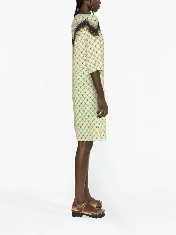 Etro Mix-print Shift Dress