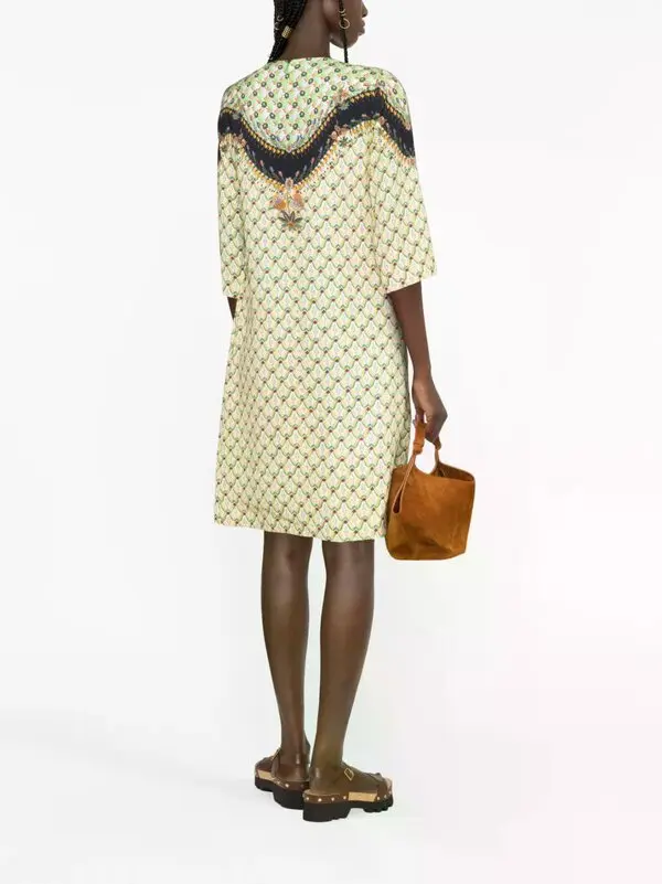 Etro Mix-print Shift Dress