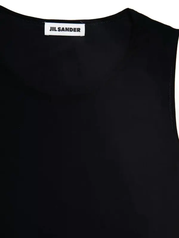 JIL SANDER Sleeveless Stretch Tank Top
