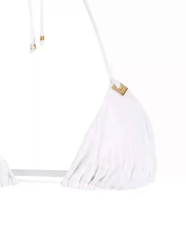 AMIR SLAMA Textured Triangle Bikini Set