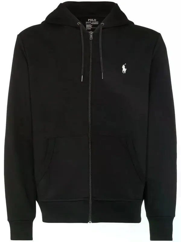 Polo Ralph Lauren Cotton Logo Hoodie - Black