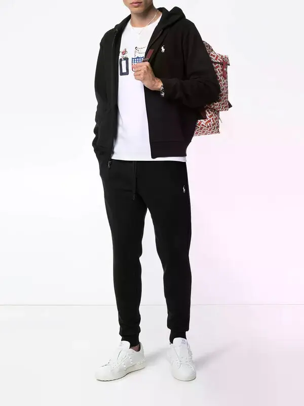 Polo Ralph Lauren Cotton Logo Hoodie - Black