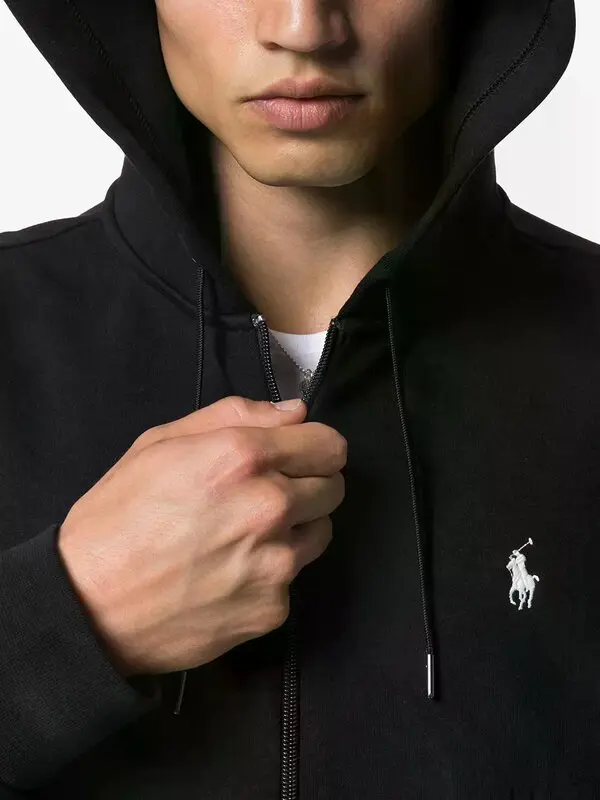 Polo Ralph Lauren Cotton Logo Hoodie - Black