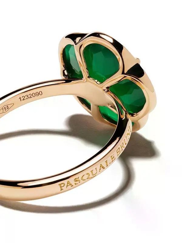 Pasquale Bruni 18kt Rose Gold Petit Jolie Agate And Diamond Ring