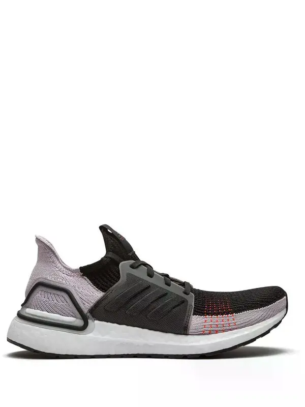 Adidas Ultraboost 19 Core Black/soft Vision/solar Red Sneakers - Grey