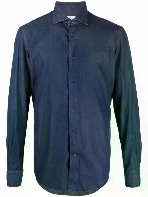 Etro Denim Cotton Shirt