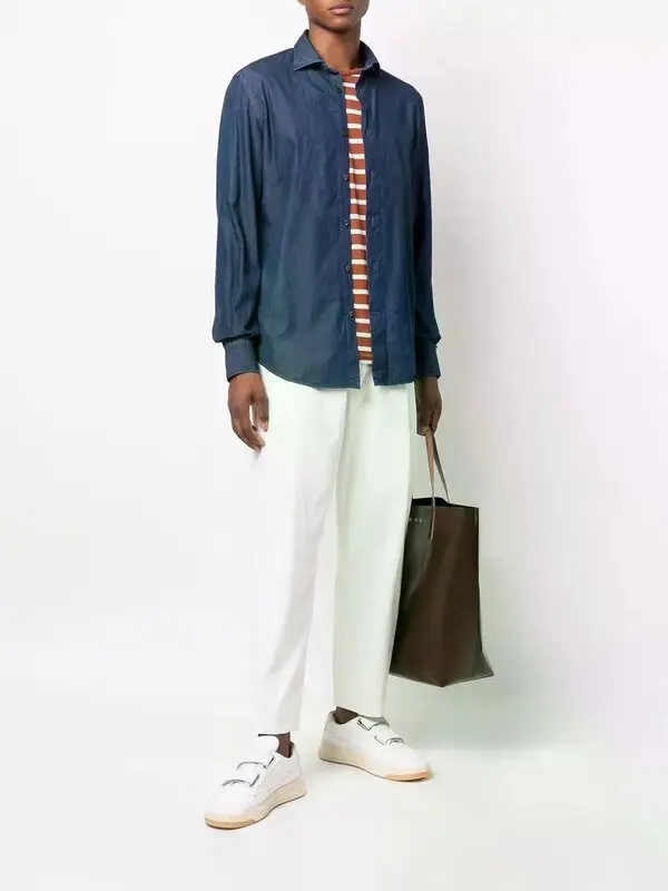 Etro Denim Cotton Shirt