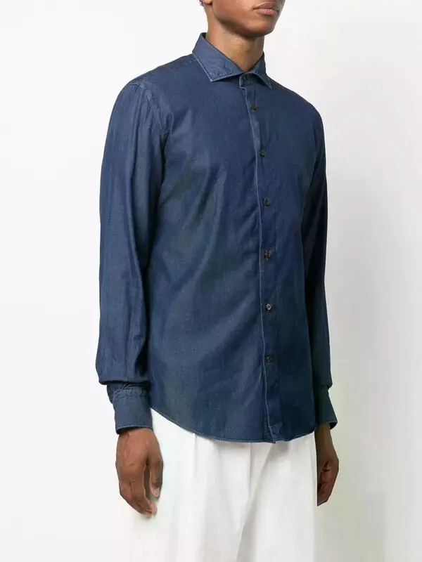 Etro Denim Cotton Shirt