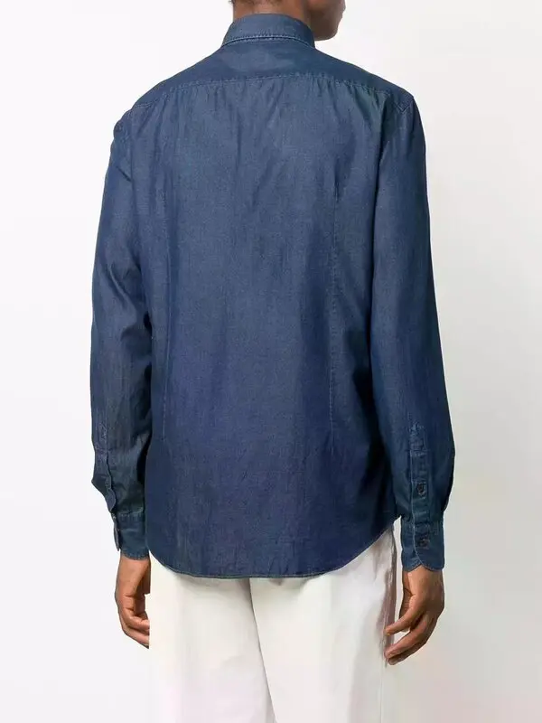 Etro Denim Cotton Shirt