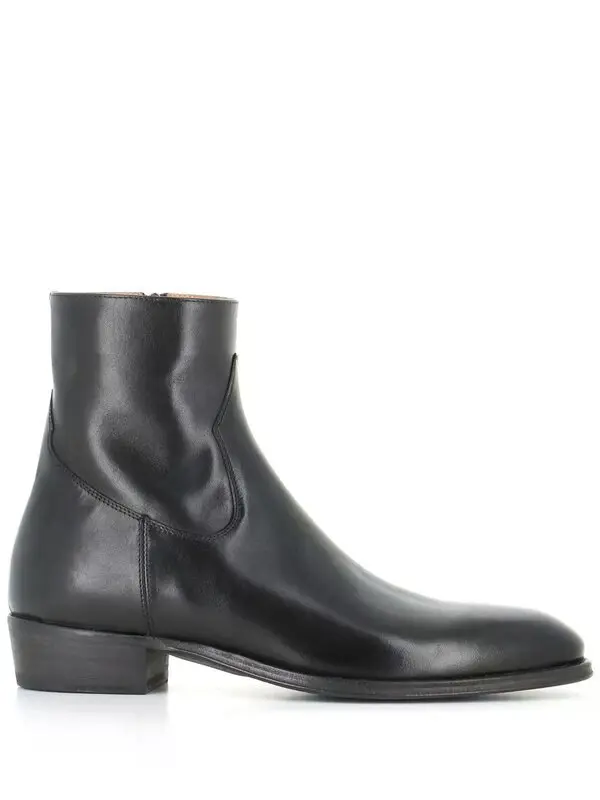 ALBERTO FASCIANI Leather Ankle Boots