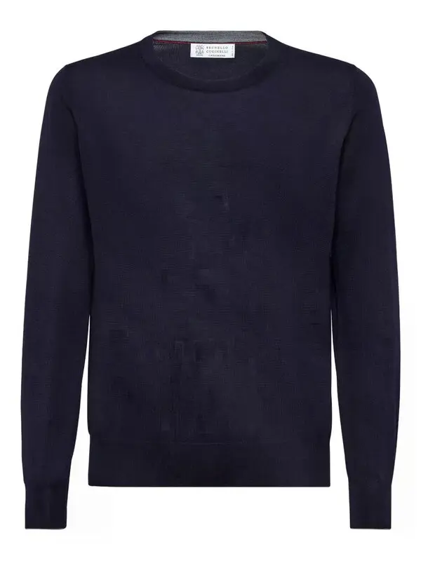 Brunello Cucinelli Crew-neck Long-sleeve Sweater
