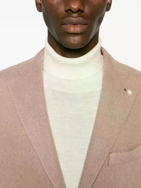 MANUEL RITZ Single-breasted Blazer - Brown