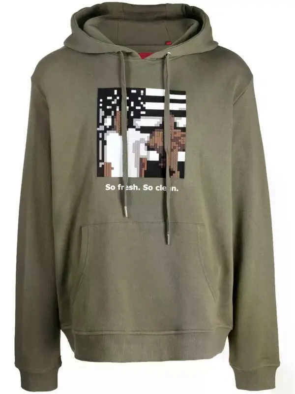MOSTLY HEARD RARELY SEEN 8-BIT Graphic-print Cotton Hoodie