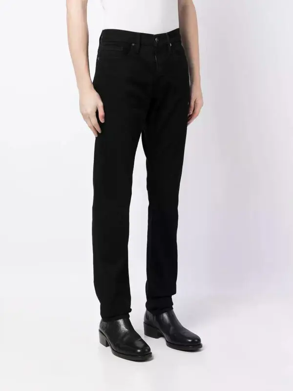 FRAME L'homme Slim-cut Jeans - Black