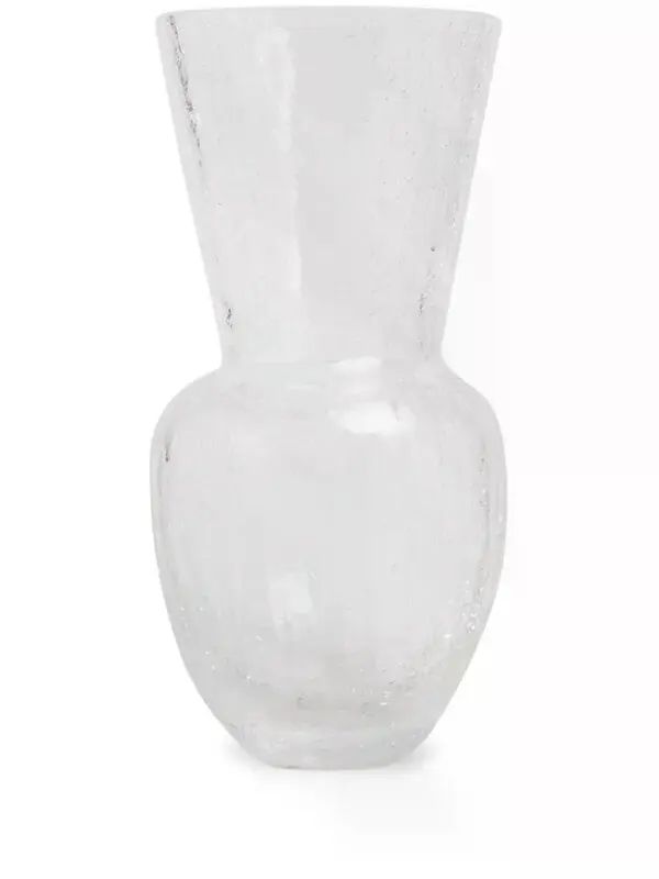 KLIMCHI Felicity Cracked-effect Vase - White