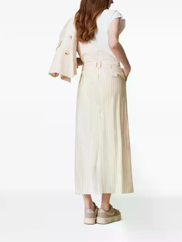 TWINSET Pinstripe Pattern Skirt
