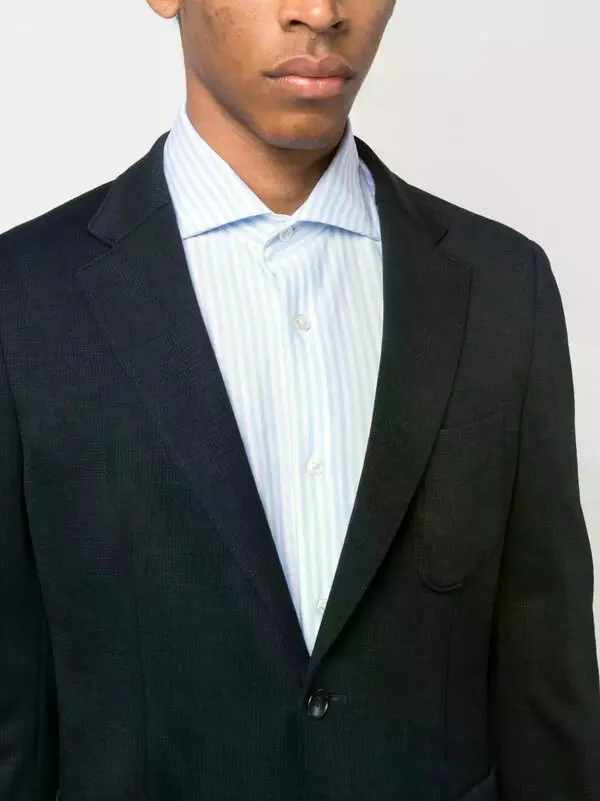 Fedeli Long-sleeve Buttoned Shirt