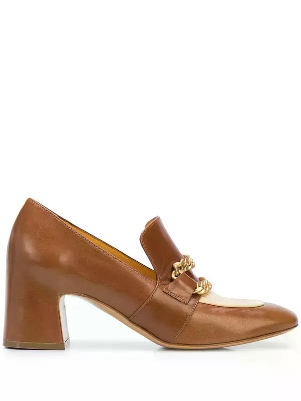 MADISON MAISON Perla Block Heel Loafers