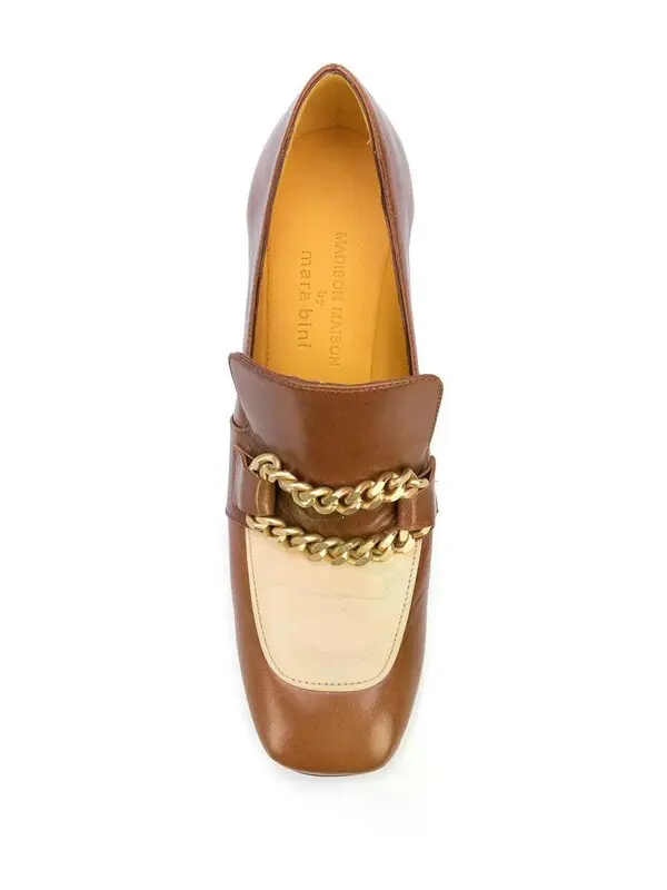 MADISON MAISON Perla Block Heel Loafers