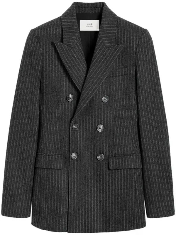 AMI Paris Double-breasted Wool Coat