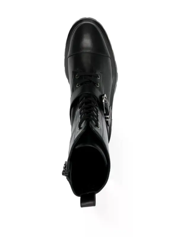 STUART WEITZMAN Maverick Bedford Moto Leather Boots