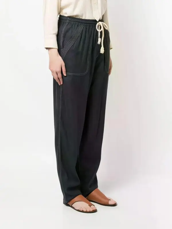 MARANT ETOILE Viamao Silk Trousers