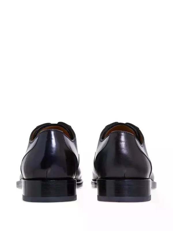 FERRAGAMO Tonal Toecap Leather Oxford Shoes