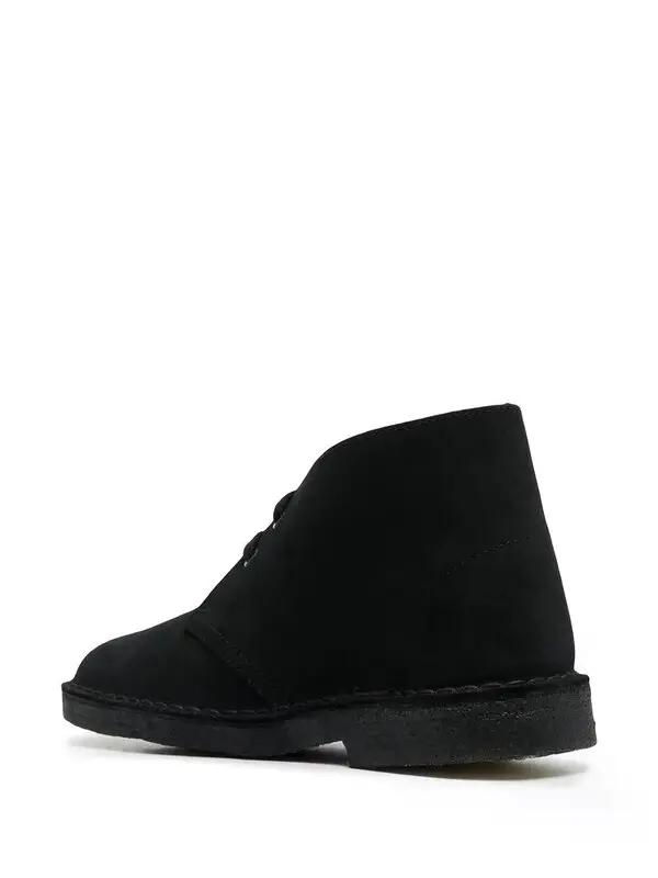 Clarks Suede Desert Boots - Black