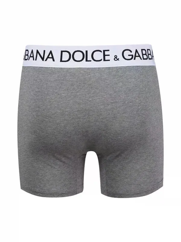 Dolce & Gabbana Logo-waistband Boxer Trunks