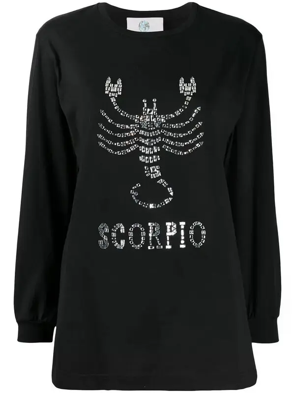 Alberta Ferretti Leo Crystal-embellished Jumper