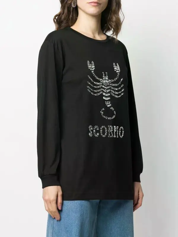 Alberta Ferretti Leo Crystal-embellished Jumper