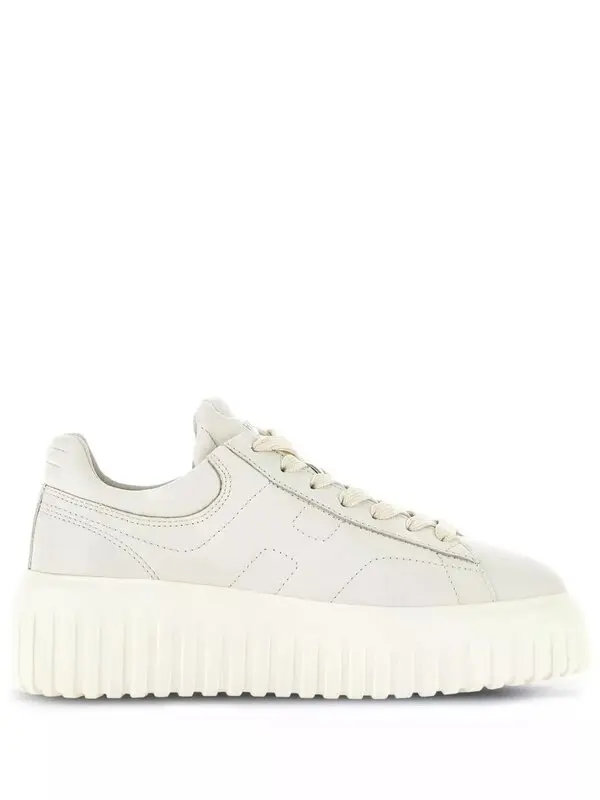 Hogan H-stripes Low-top Sneakers - White