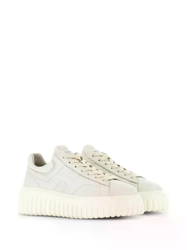 Hogan H-stripes Low-top Sneakers - White