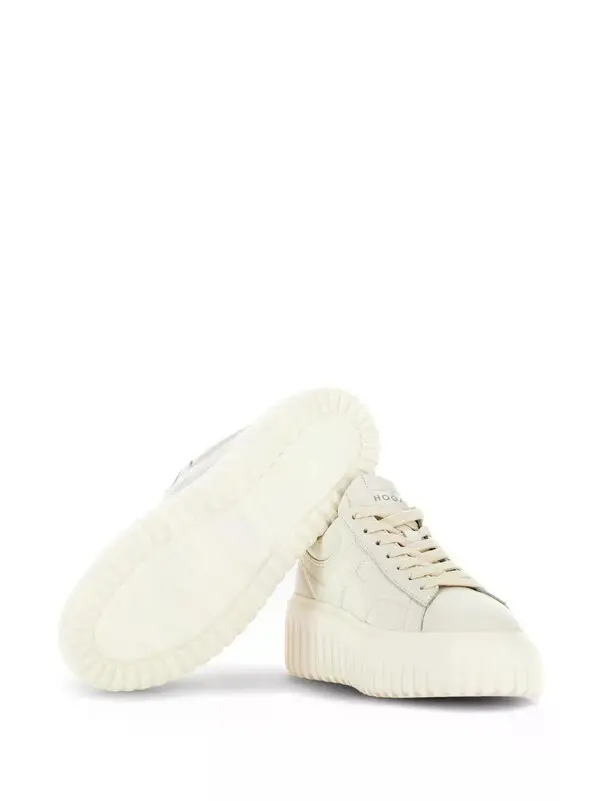 Hogan H-stripes Low-top Sneakers - White