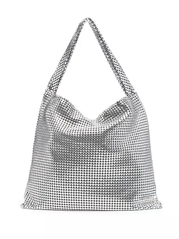 Rabanne Pixel Tote Bag - Silver