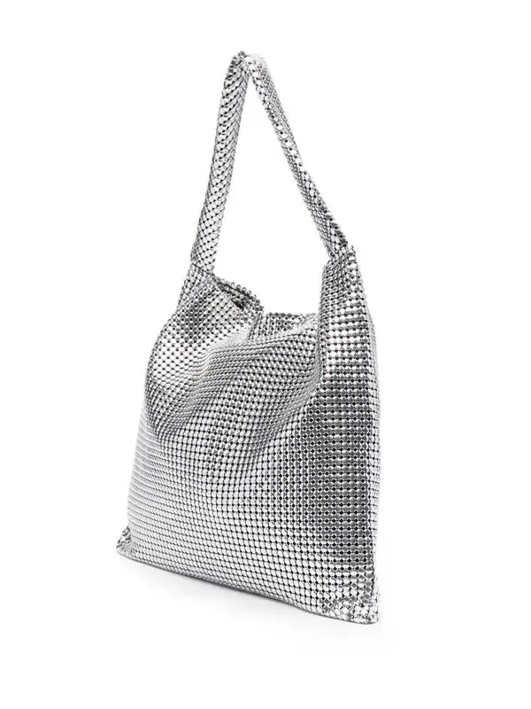 Rabanne Pixel Tote Bag - Silver