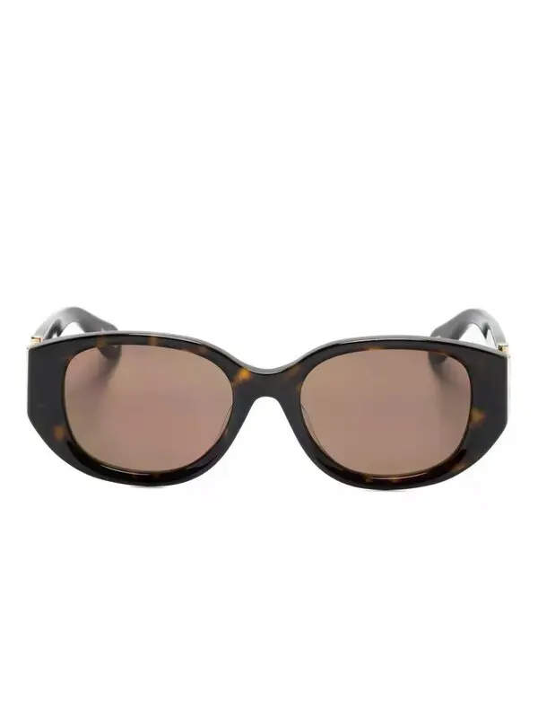 Chloé Marcie Oval-frame Sunglasses - Brown