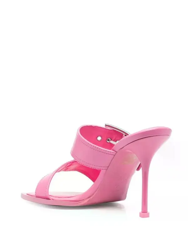 Alexander McQueen 100mm Buckled Leather Sandals
