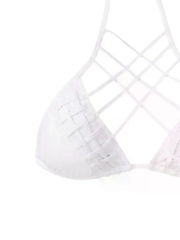AMIR SLAMA Lattice-strap Bikini Set