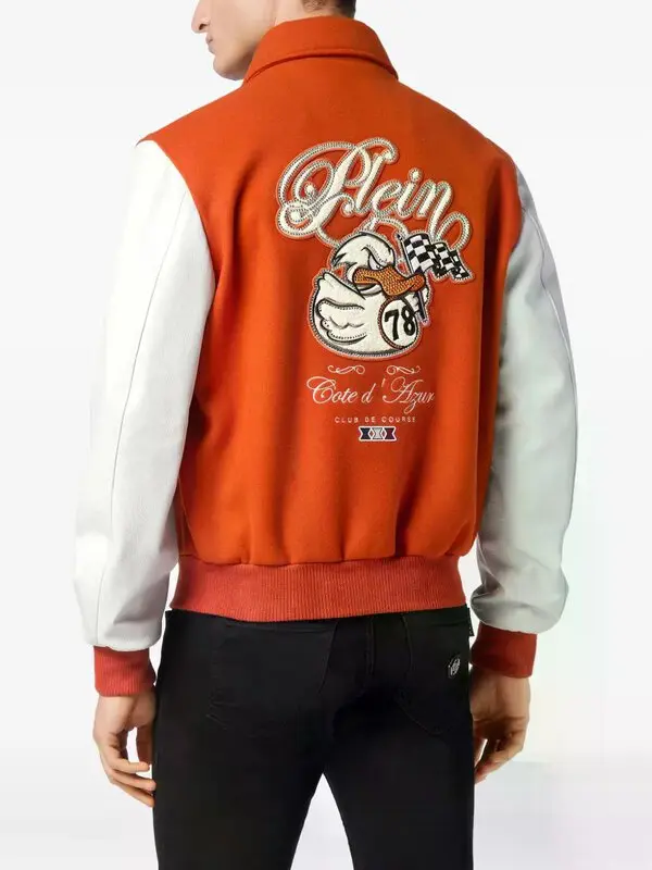 Philipp Plein Coster College Pp Ducks Bomber Jacket