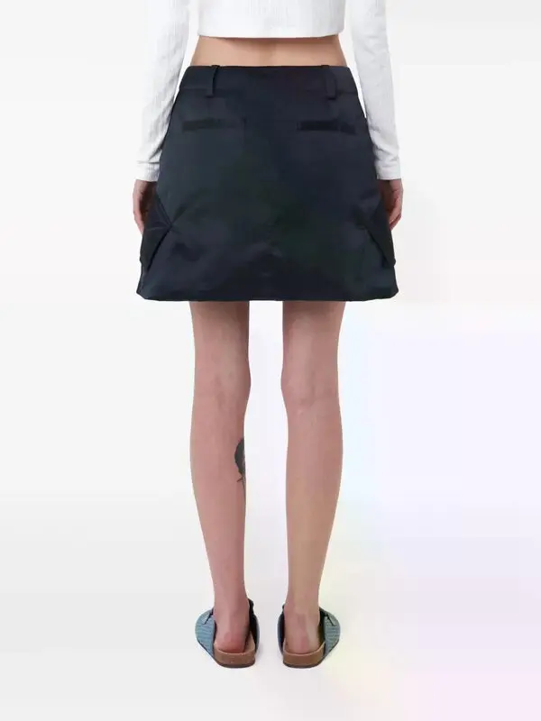 JW Anderson A-line Cargo Miniskirt - Blue
