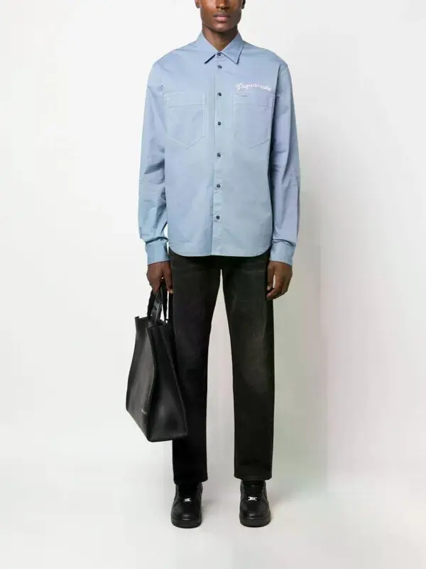 Off-White Arr Tab Logo-patch Tapered Jeans