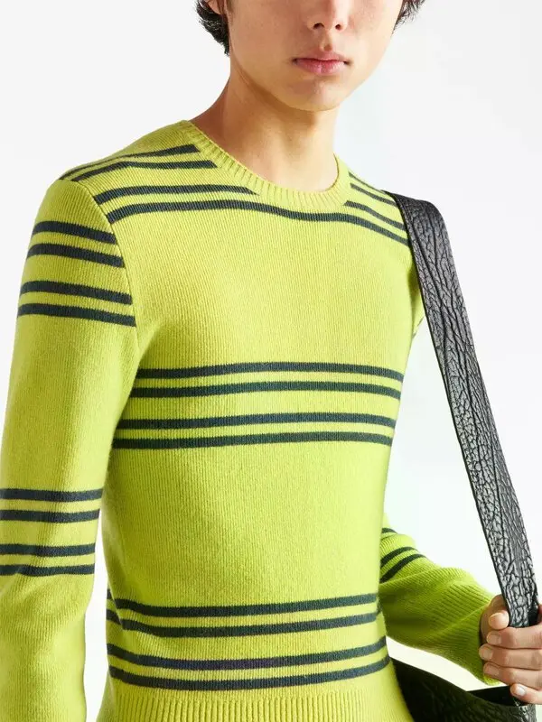Prada Striped Lambswool Jumper