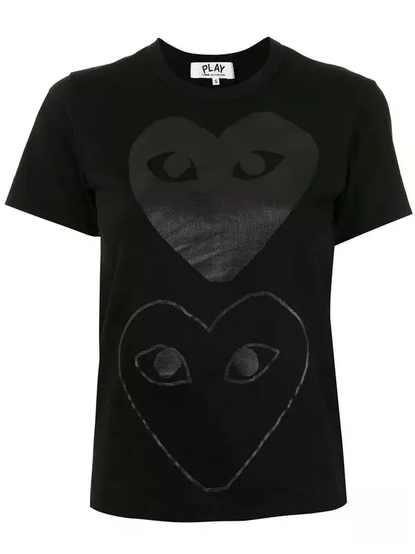 Play Comme Des Garcon Logo Print T-shirt