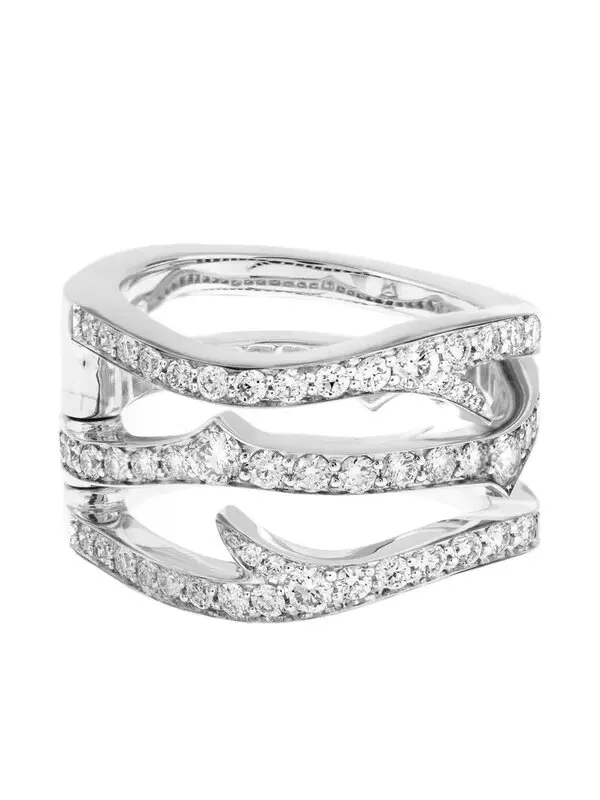 Stephen Webster 18kt White Gold Thorn Diamond Ring - Silver